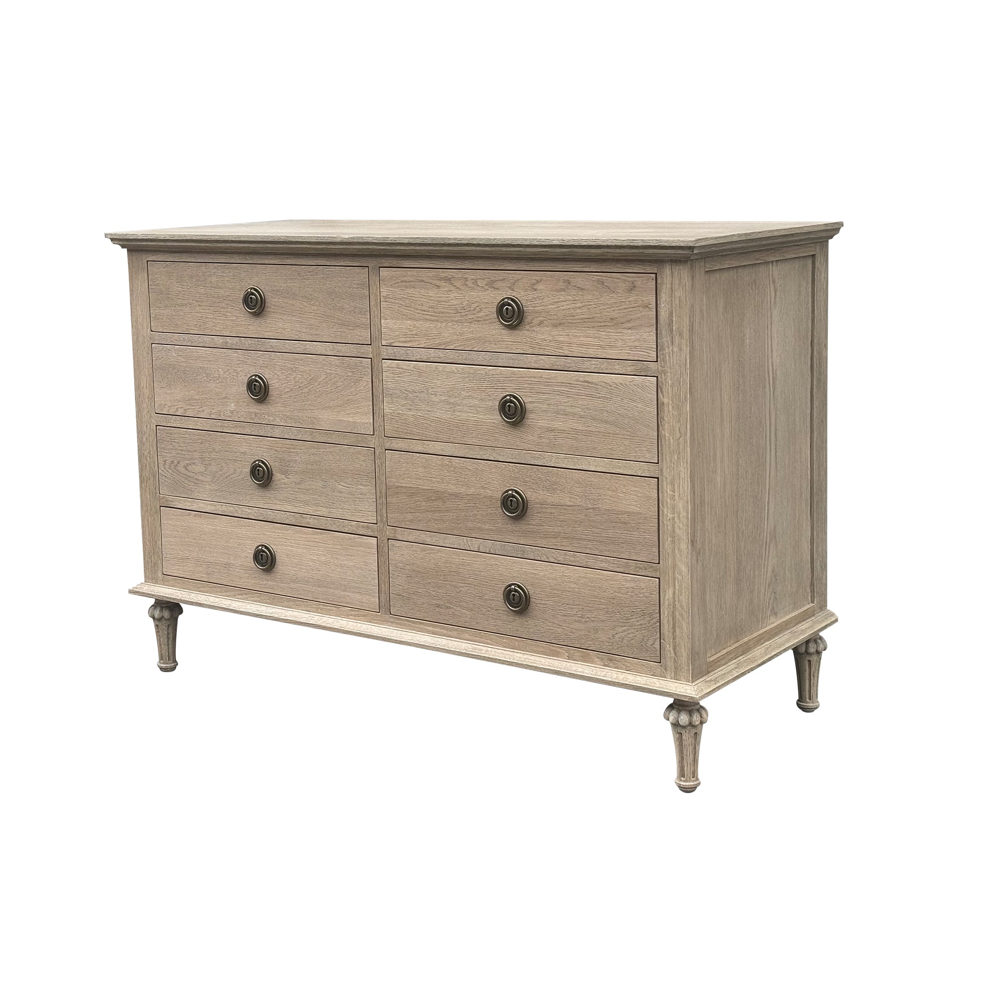 Emmerson Dresser 8 Drawers Weathered Oak | House of Isabella AU