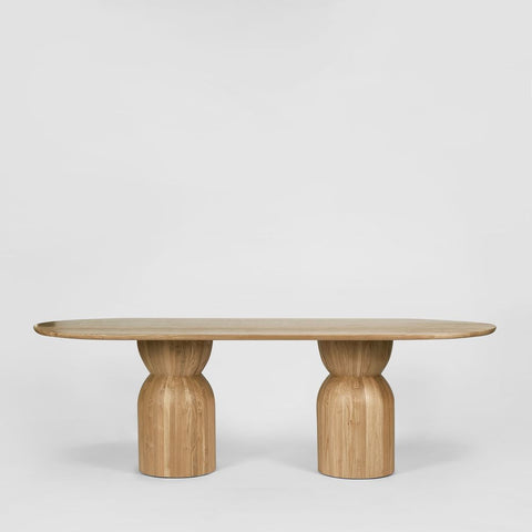 Olive Dining Table Top Oval Natural | House of Isabella AU
