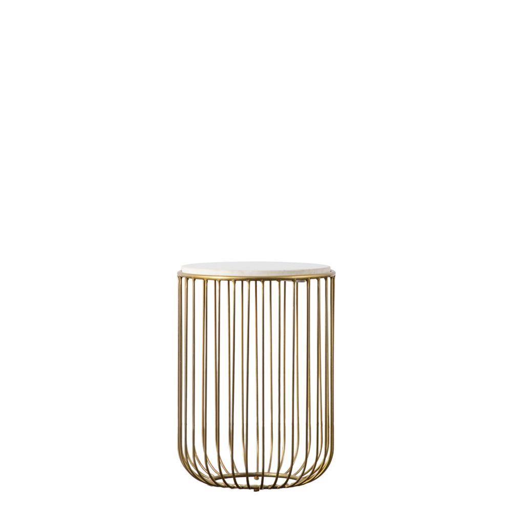 Riley Side Table Gold | House of Isabella AU