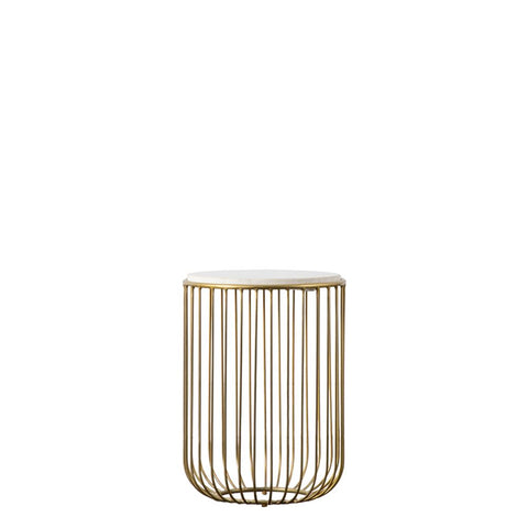 Riley Side Table Gold | House of Isabella AU
