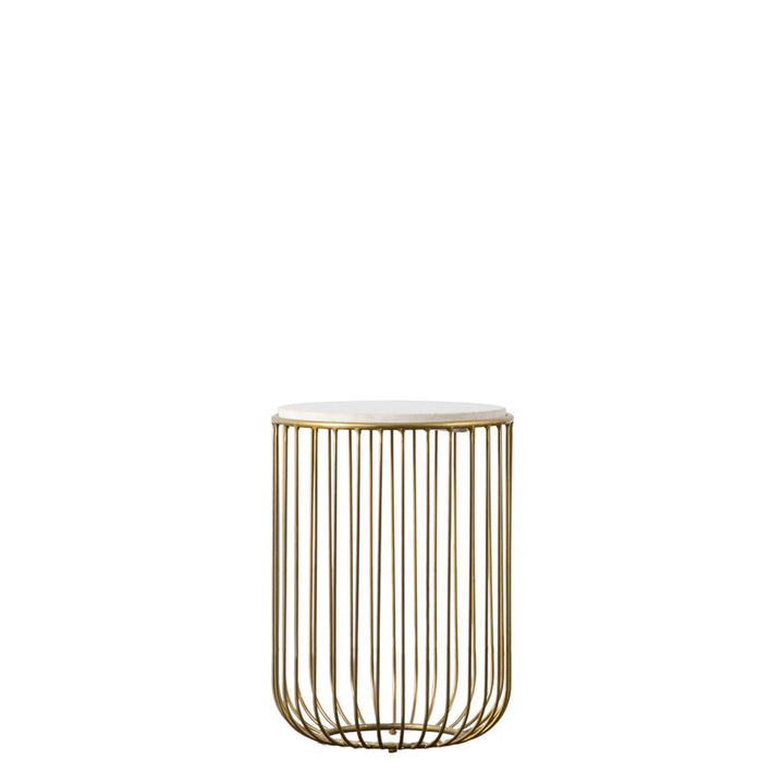 Riley Side Table Gold | House of Isabella AU