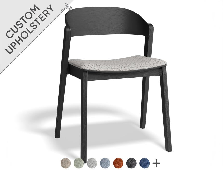Grayson Dining Chair - Black - Custom Upholstered | House of Isabella AU