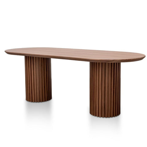 2.2m Dining Table - Walnut | House of Isabella AU
