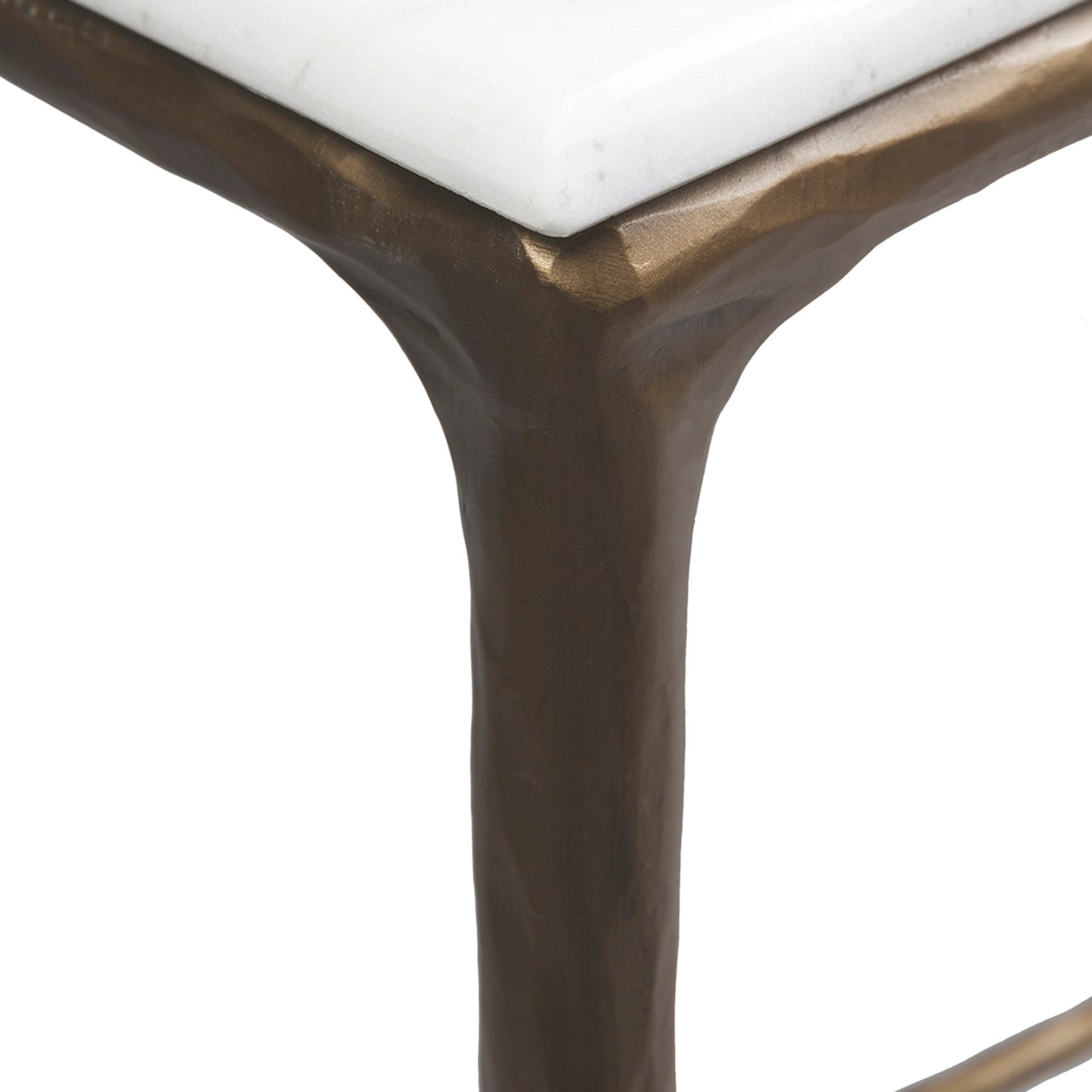 Heston Marble Console Table - Medium Brass | House of Isabella AU
