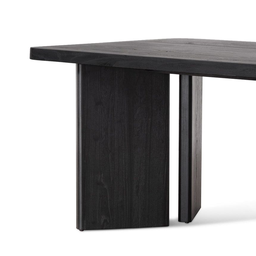 2.4m Elm Dining Table - Full Black | House of Isabella AU