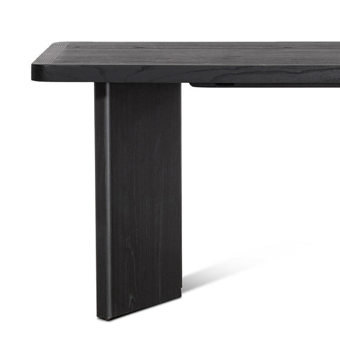2.4m Elm Dining Table - Full Black | House of Isabella AU