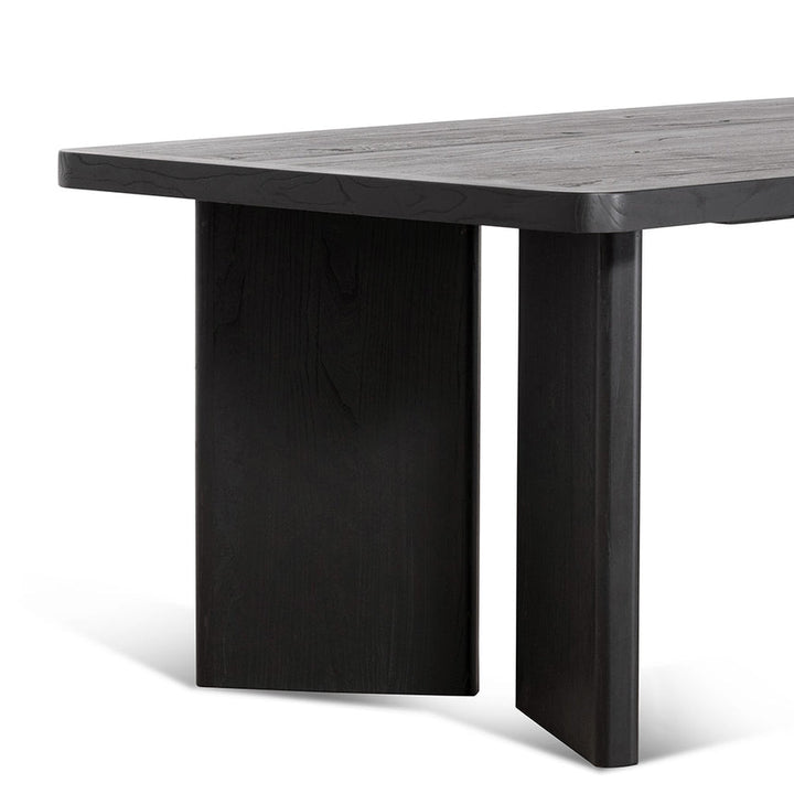 2.4m Elm Dining Table - Full Black | House of Isabella AU